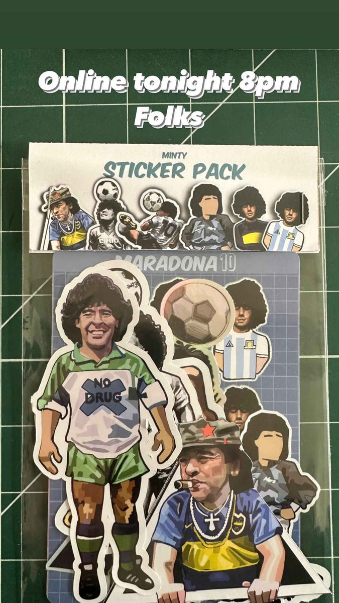 Maradona sticker pack – A Guy Called Minty